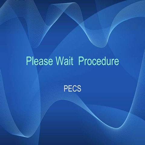 Please wait procedure | PPTX