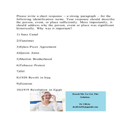 Please write a short response – a strong paragraph – for the followi | PDF