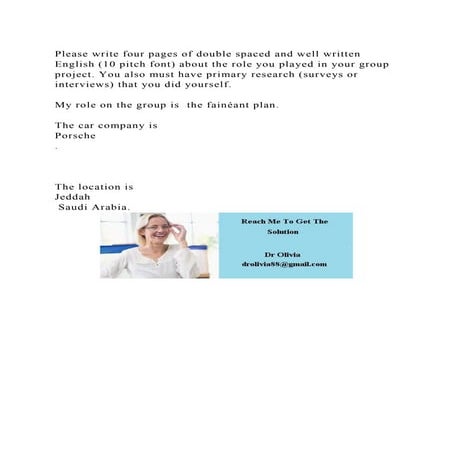 Please write four pages of double spaced and well written English (1.docx