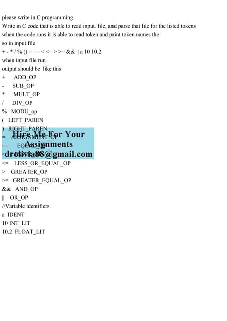 Please Write In C Programming Write In C Code That Is Able To Reapdf