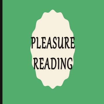 Pleasure reading | PPTX