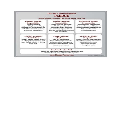 Pledge | DOCX | Personal Celebrations & Life Events