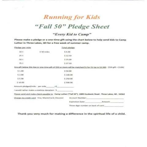 Pledge sheet | PPTX