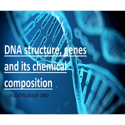 DNA structure, genes and its chemical composition | PPT