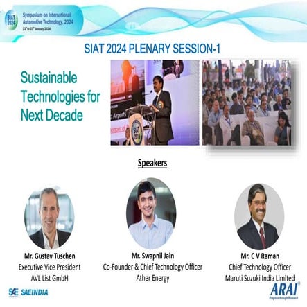 ARAI document on sustainable tech Plenary_N_Panel.pptx