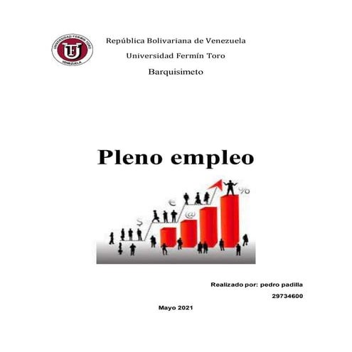Pleno empleo | DOCX