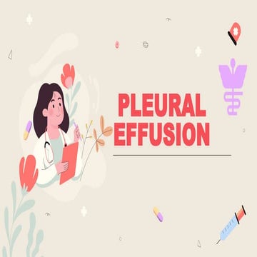 pleural effusion definition, medical management.pptx