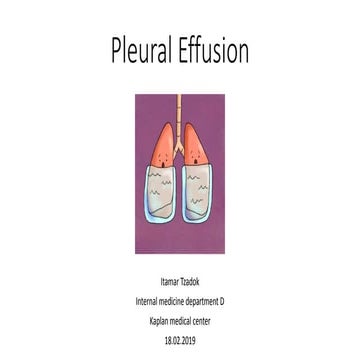 Pleural effusion 18022019 | PPTX