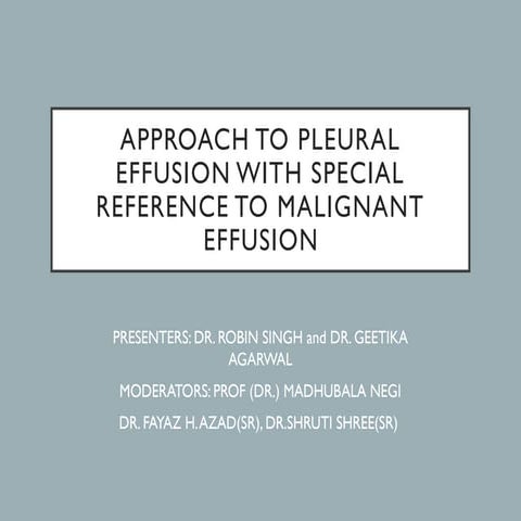 Pleural effusion(X-ray Findings) | PDF