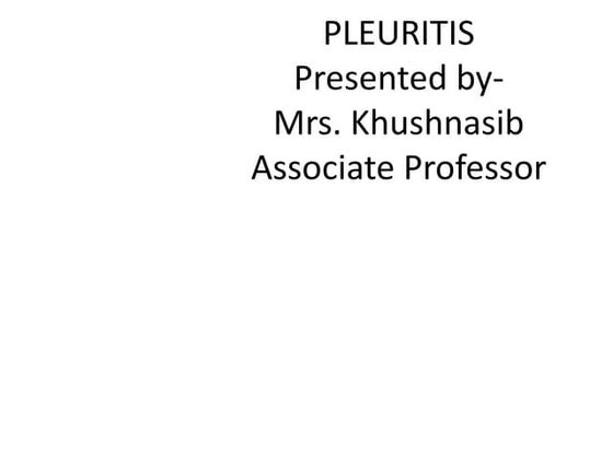 INTERCOASTAL LESIONS.ppt detailed presentation | PPT