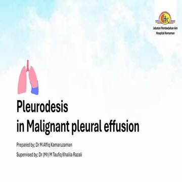 Pleurodesis in malignant pleural effusion.pdf