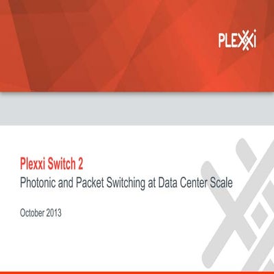 Plexxi Switch 2 | PPTX | Computer Networking | Computing