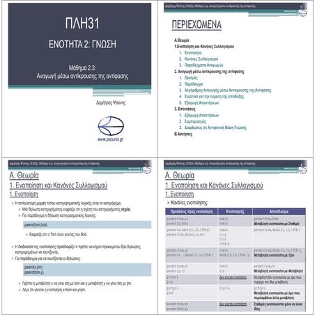 ΠΛΗ31 ΜΑΘΗΜΑ 2.3 | PDF