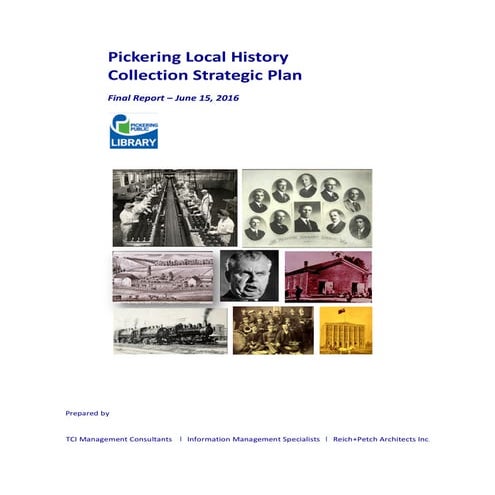 Pickering Local History Strategic Plan | PDF