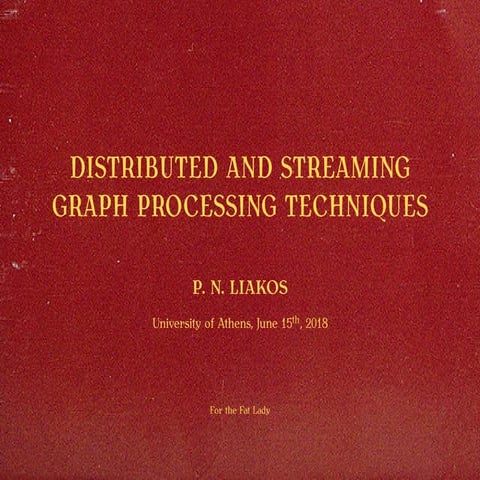 Distributed And Streaming Graph Processing Techniques Ppt 1387