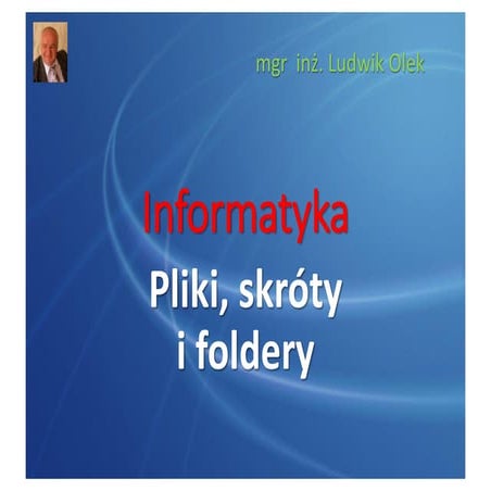 Pliki skróty i foldery | PDF