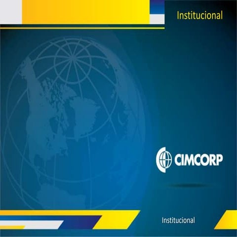 Apresentação Institucional CIMCORP | PPTX