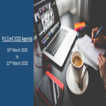 Product Lessons Learned Conference 2020 agenda | PPT