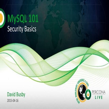 Plmce mysql-101-security-basics | PPT