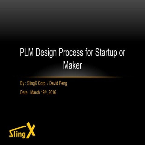 Plm design process for startup or maker (1) | PPTX | Computer Software ...