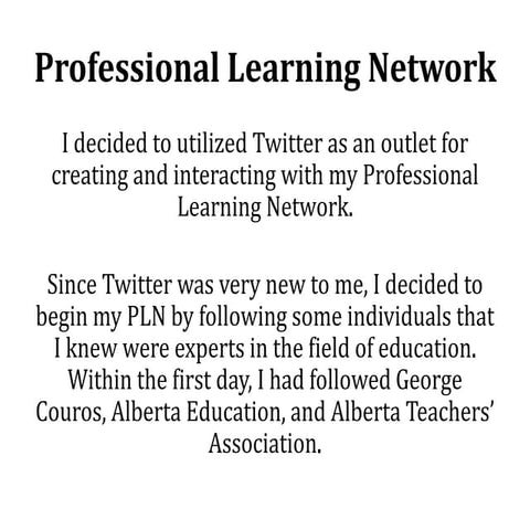 Professional Learning Network | PPT