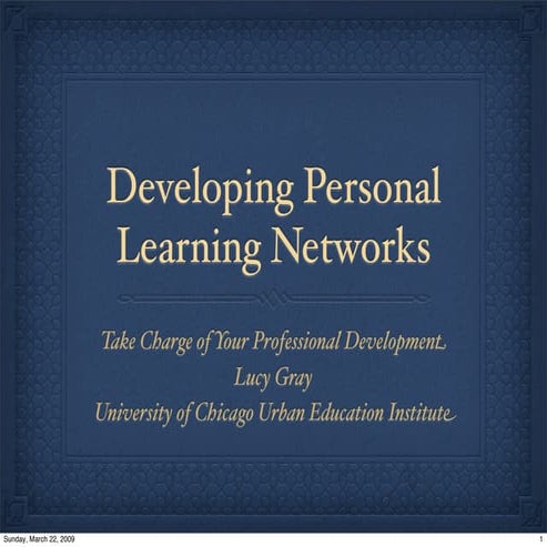 WEMTA - PLN Workshop - Lucy Gray | PDF