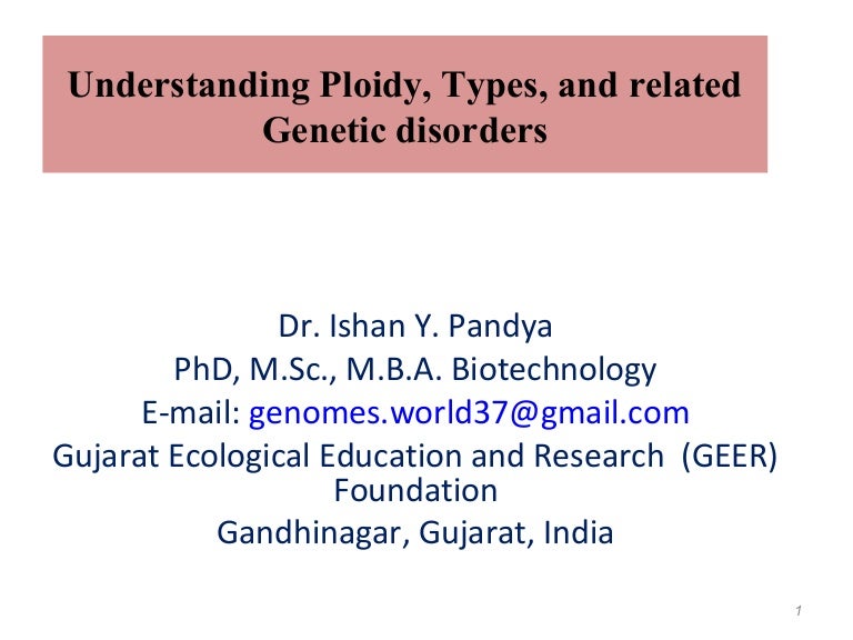 Ploidy presentation