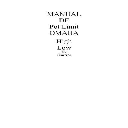 Pl Omaha High Low | PDF