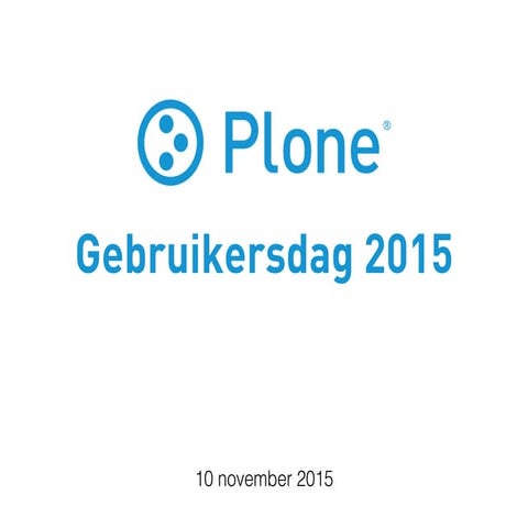 Plone gebruikersdag-plone-5 | PDF