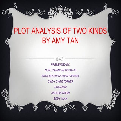 Plot analysis of two kinds by amy tan | PPT | World/International Music ...