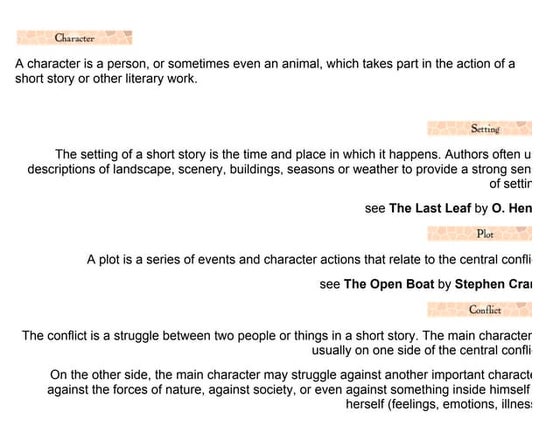 Elements of a story | PPT