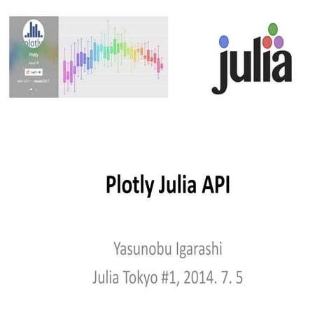 Plotly Julia API | PPTX