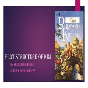 PLOT STRUCTURE OF KIM BY KHURSHED.pptx.. | PPTX