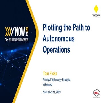 Plotting the Path to Autonomous Operations | PPT