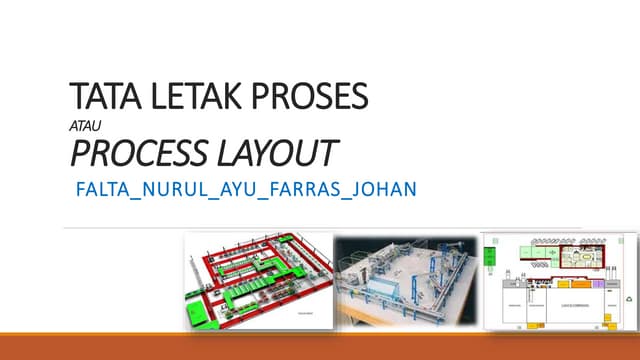 Lokasi dan layout produksi