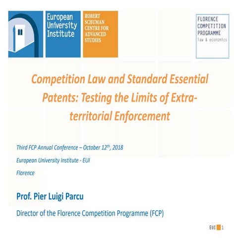 Competition Law and Standard Essential Patents: Testing the Limits of ...