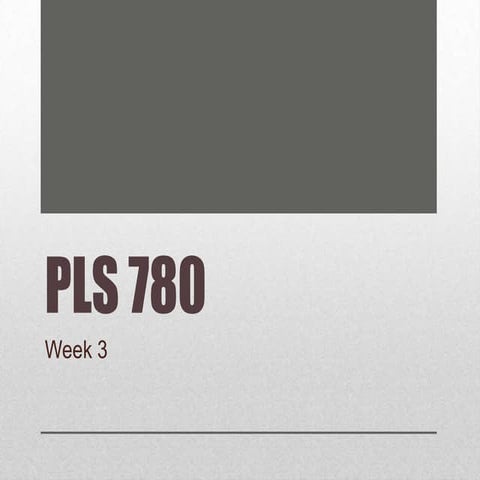 Pls 780 week 3 | PPTX