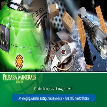 Pilbara Minerals investor presentation July 2015 | PPT