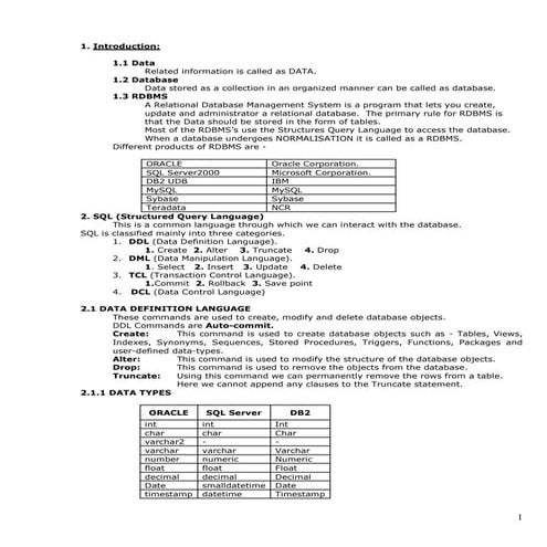 Pl sql | PDF | Databases | Computer Software and Applications