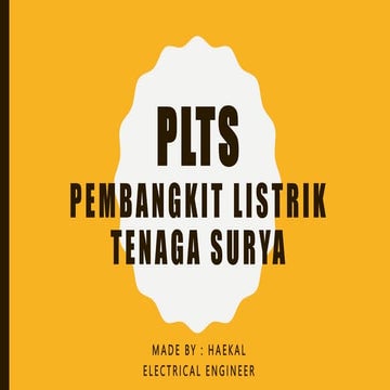 Pembangkit Listrik Tenaga Surya PLTS.pptx