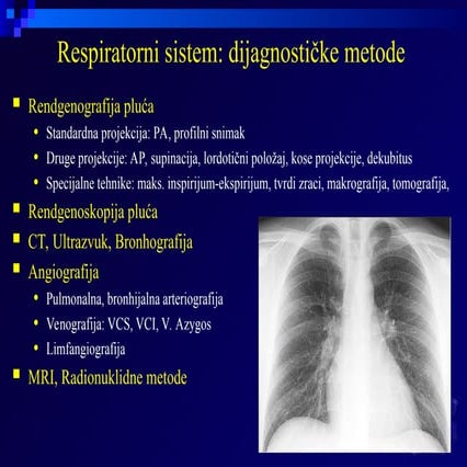 Pluca uvod, rendgen snimci i sve o bolestima pluća | PPT