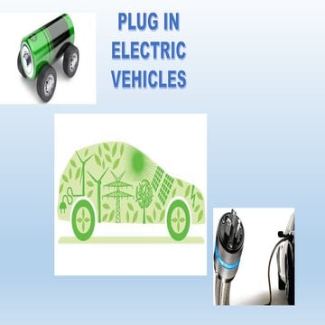 Plug in electric vehicles | PPTX
