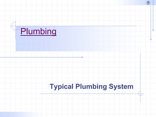 WATER SUPPLY AND PLUMBING SERVICES | PPTX