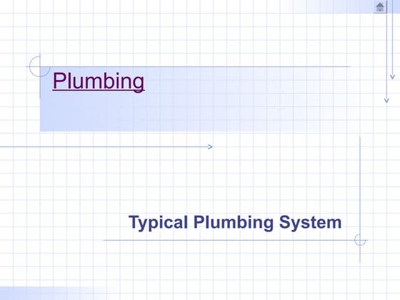 WATER SUPPLY AND PLUMBING SERVICES | PPTX