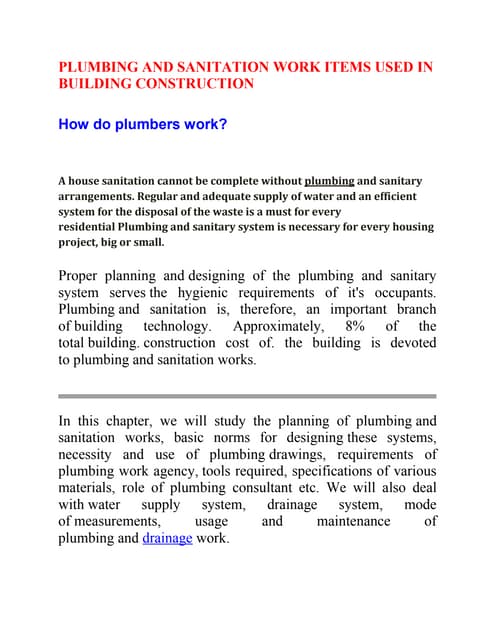 The plumbing code | PDF