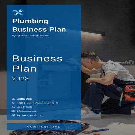 plumbing business plan example | upmetrics | PDF