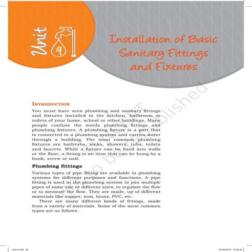 Plumbing fittings & fixtures | PDF