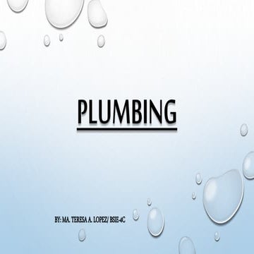 Plumbing-he7 | PPTX