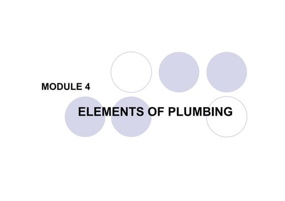 The plumbing code | DOCX