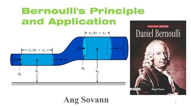 Bernoulli’s equation | PPTX